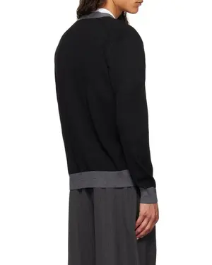 Maison Kitsuné Bold Fox Head Patch V-neck Cardigan