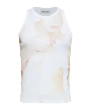 CARNE BOLLENTE Crew-neck Vest - White