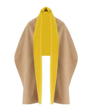 Fabiana Filippi Belted Cape Coat