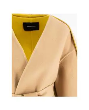 Fabiana Filippi Belted Cape Coat