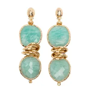 Gas Bijoux Sirena 2 Earrings - Green