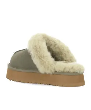 UGG Disquette Logo Embossed Slippers
