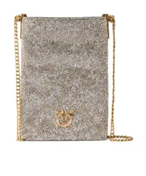 Pinko Logo Patch Embellished Smartphone Case