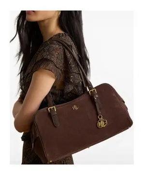 Ralph Lauren Mrcy' Large Zipped Satchel Bag