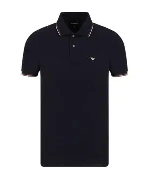Emporio Armani Logo Detailed Short-sleeved Polo Shirt - No