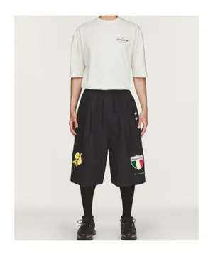 ADIDAS X WILLY CHAVARRIA Pleated Twill Shorts
