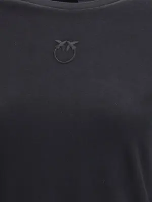Pinko Logo Embroidered Crewneck T-shirt