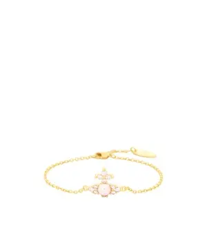 VIVIENNE WESTWOOD Feodora Orb Crystal-embellished Bracelet - Yellow