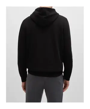 Hugo Boss Logo Patch Drawstring Hoodie