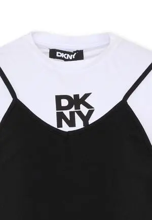 Dkny Logo-print Dress