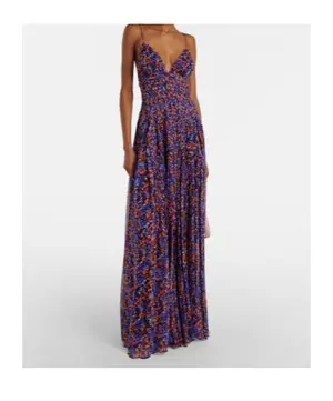 Ulla Johnson Atrani Floral Silk Chiffon Maxi Dress