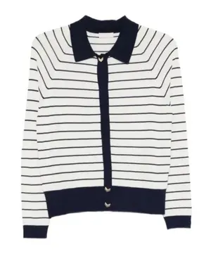 Liu Jo Striped Cardigan - Blue