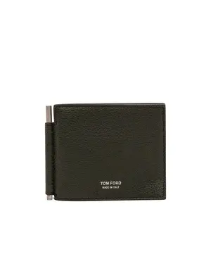 TOM FORD Bi-fold Card Holder - Black