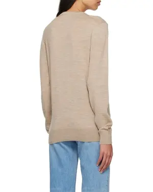 Maison Kitsuné Dressed Fox Patch Embroidered Relaxed Jumper