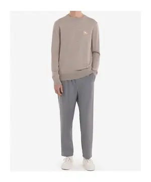 Maison Kitsuné Dressed Fox Patch Embroidered Relaxed Jumper