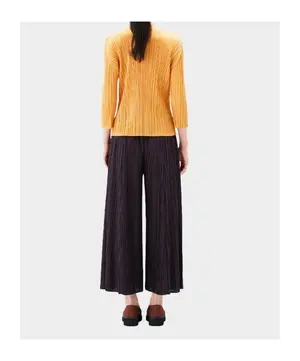 PLEATS PLEASE BY ISSEY MIYAKE Mellow Pleats Wide Leg Pants
