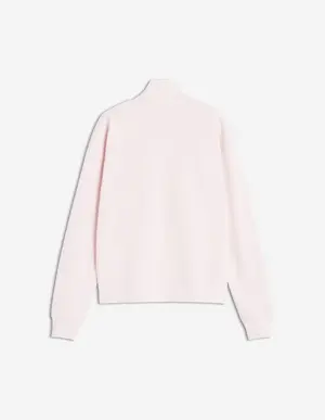 Maison Kitsuné Dressed Fox Half Zip Sweatshirt - Light Rose