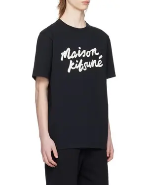 Maison Kitsuné Logo Printed Crewneck T-shirt