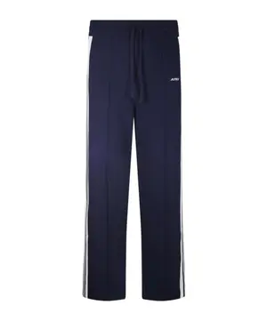 AUTRY Loose Waist Logo Casual Pants - Black