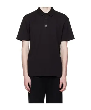 Hugo Boss Logo Patch Cotton Polo Shirt