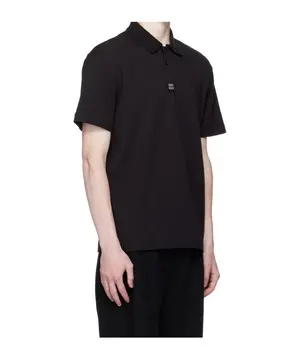 Hugo Boss Logo Patch Cotton Polo Shirt