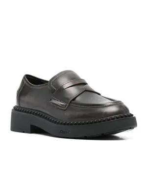 Ash Round-toe Loafers
