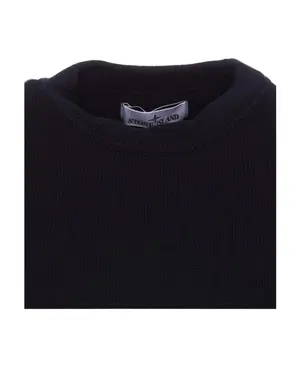 Stone Island Logo Patch Crewneck Jumper