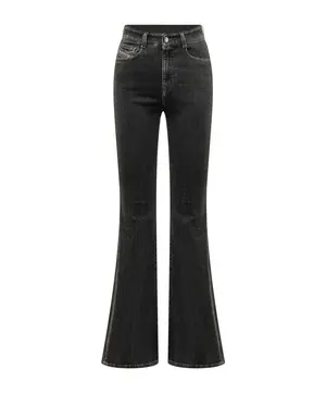 DIESEL® Jeans With Belt Loops - Black