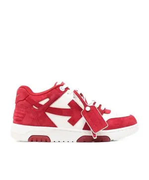 Off-White Out Of Office" Lace-up Sneakers - Red