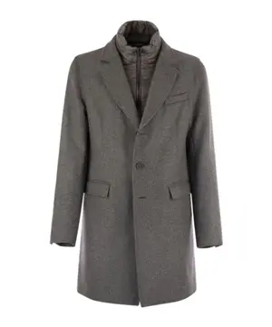 Herno Lapel Coat - Black