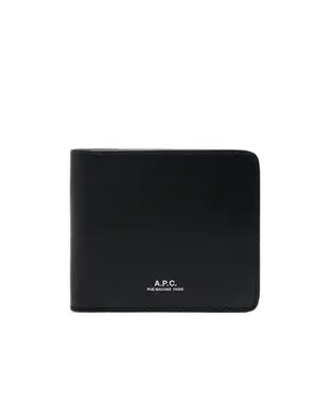 A.p.c. Leather Wallet - Black