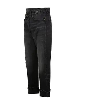 R13 Crossover Waistband Jeans