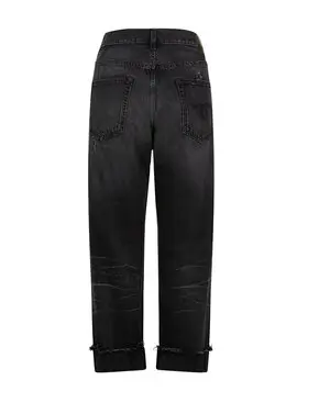 R13 Crossover Waistband Jeans