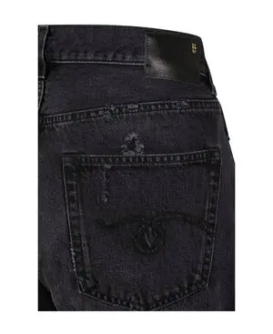 R13 Crossover Waistband Jeans