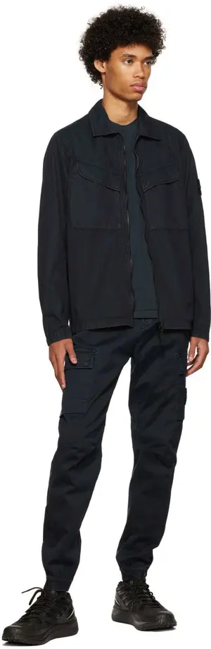 Stone Island Logo Patch Crewneck T-shirt