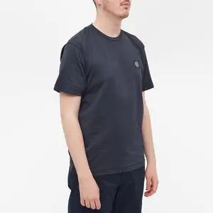 Stone Island Logo Patch Crewneck T-shirt