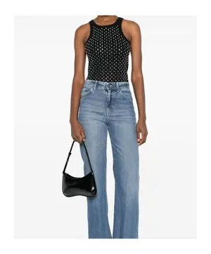Pinko Crystal-embellished Tank Top