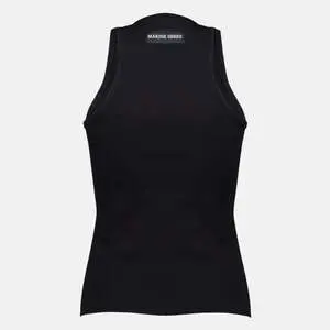 MARINE SERRE Crescent Moon Embroidered Sleeveless Tank Top