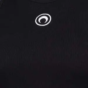 MARINE SERRE Crescent Moon Embroidered Sleeveless Tank Top