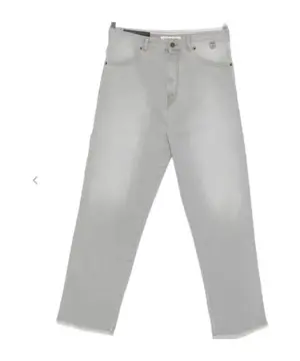 DARKPARK John Chain Adorned Worker Jeans - Gray