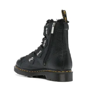 Dr. Martens Milled Leather Boots - Black