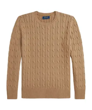 Polo Ralph Lauren Cable Knit Sweater - Brown