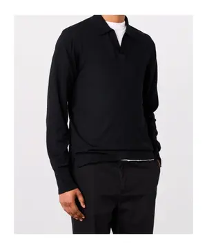 Officine Générale Simone Knitted Polo Shirt