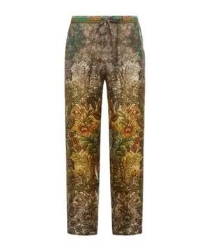 PIERRE-LOUIS MASCIA Aloe Elastic Waist Casual Pants - Botanico
