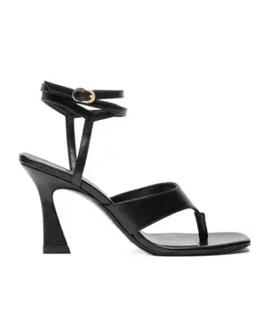 STUART WEITZMAN Vinnie Wrap Thong 85 - Black