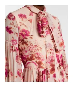 Erdem Floral Silk Voile Gown