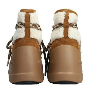 Moon Boot Luna Shearling Chunky Sole Boots