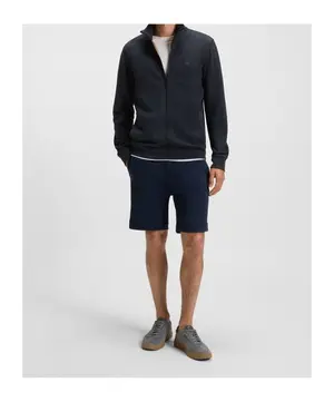 Hugo Boss Logo-appliqué Zip-up Sweatshirt