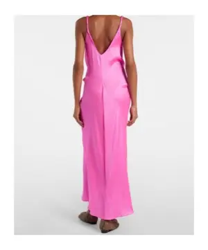 J.W.ANDERSON Gathered Silk Maxi Dress