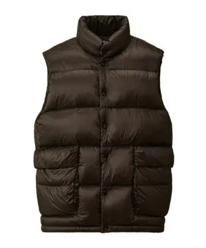 C.P. COMPANY Quilted Puffer Gilet - Black